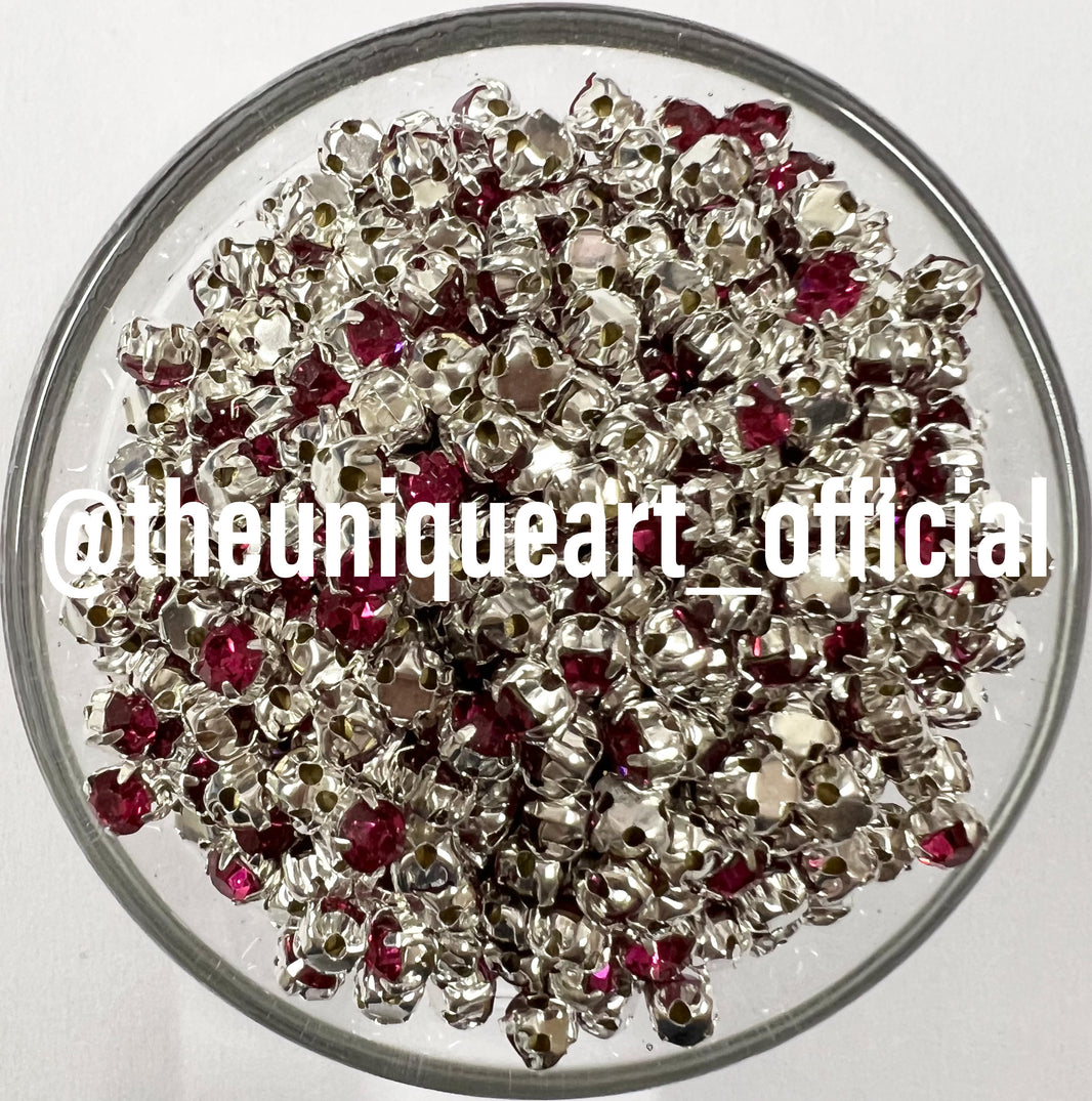 Small Round Clip Stones – The Unique Art