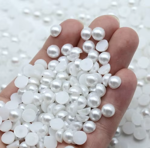 Off White / Cream Half Cut Beads – The Unique Art